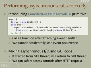 Reactive fsharp | PPTX | Web Development | Internet