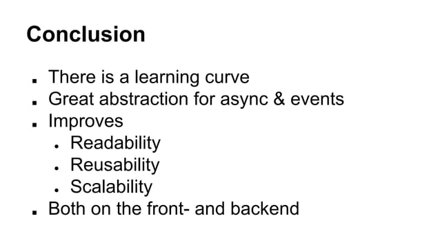 Functional Reactive Programming in JavaScript | PPT