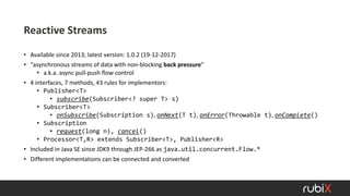 Reactive Streams - László van den Hoek | PPT | Free Download