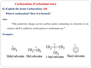 Reactive intermediates | PPTX