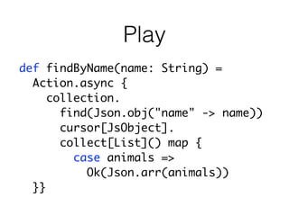 Talk about ReactiveMongo at MSUG May | PPT