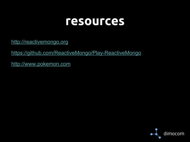 ReactiveMongo - non blocking and asynchronous I/O operations | PPT
