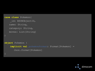 ReactiveMongo - non blocking and asynchronous I/O operations | PPT