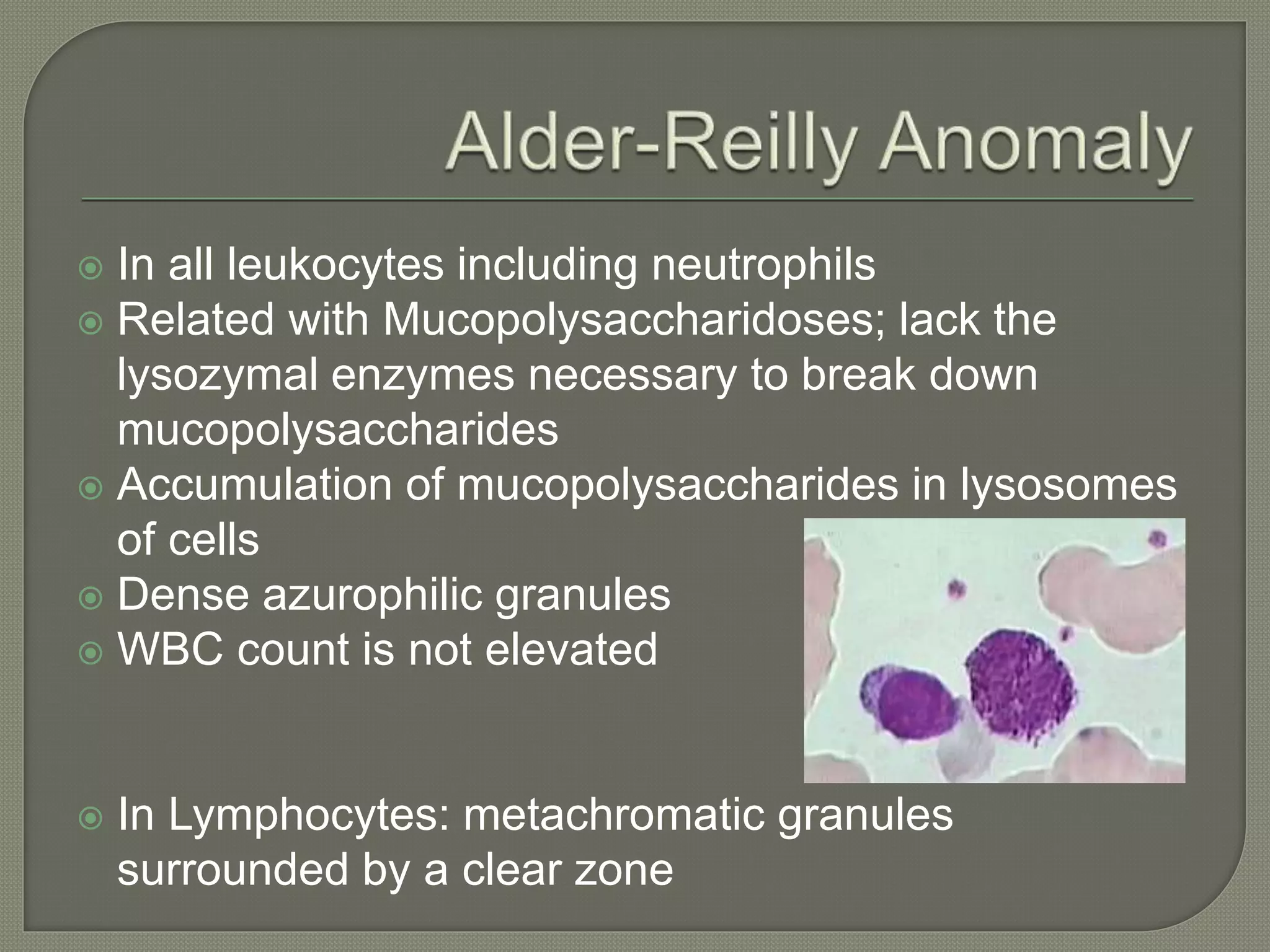 Reactive Atypical Abnormal Morphology of neutrophils | PPTX
