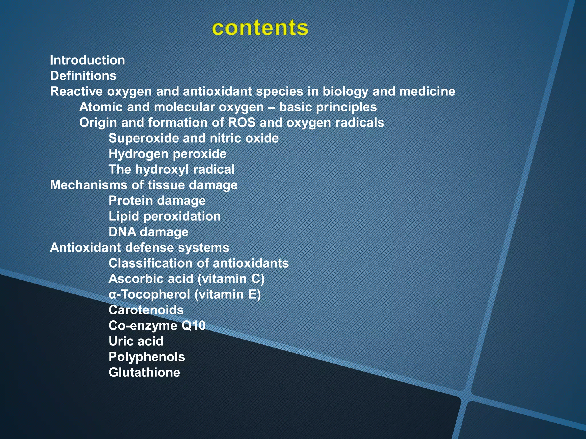 Reactive oxygen species | PPTX