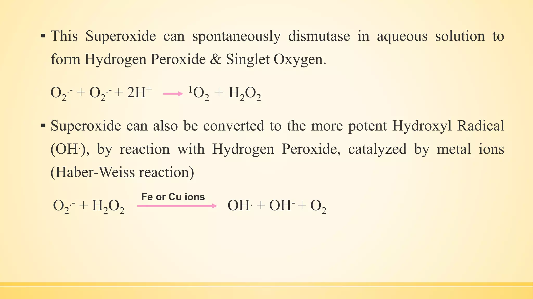 Reactive oxygen species | PPTX