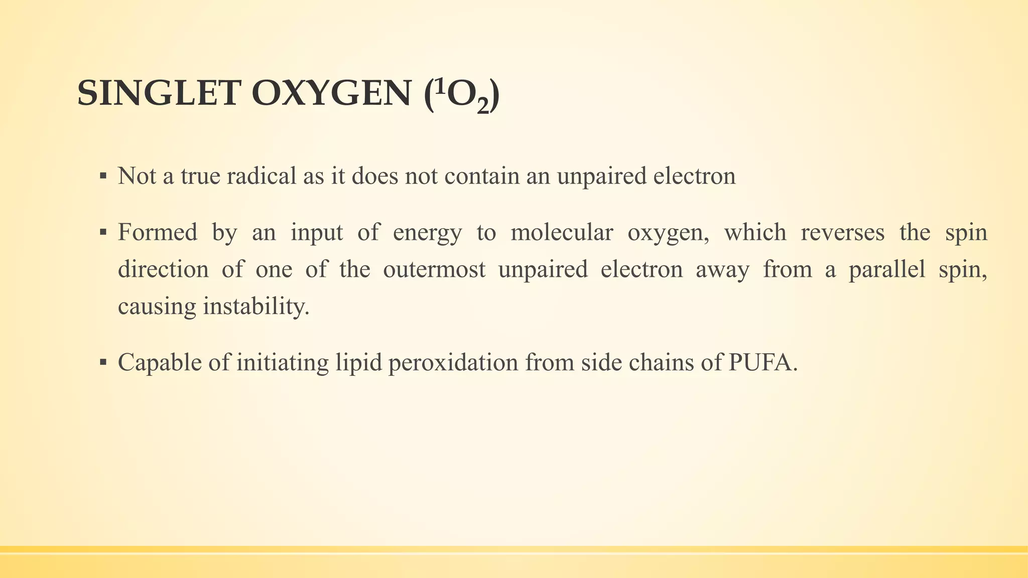 Reactive oxygen species | PPTX