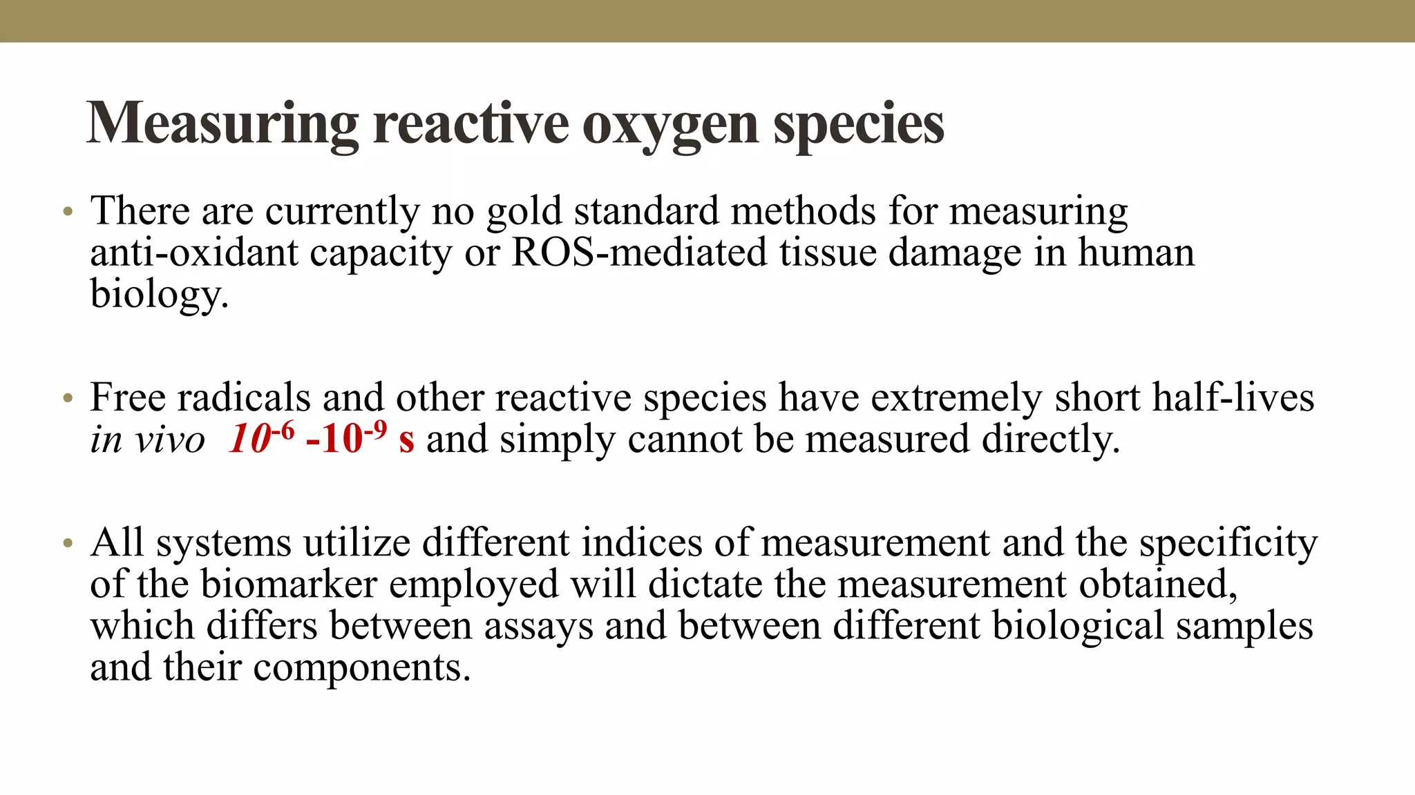 Reactive oxygen species and its role in periodontal | PPTX