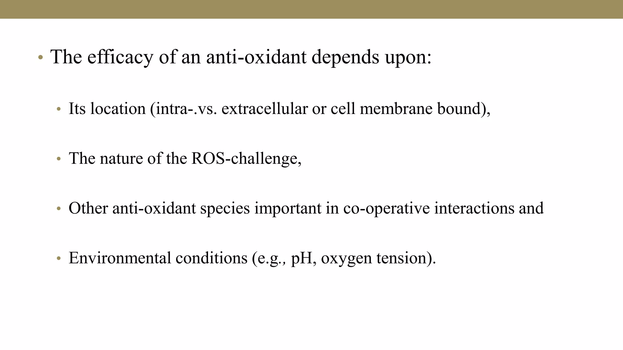 Reactive oxygen species and its role in periodontal | PPTX