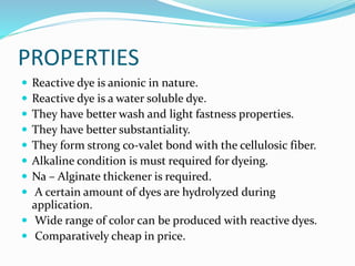 Reactive & pigment printing | PPTX