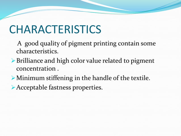 Reactive & pigment printing | PPTX