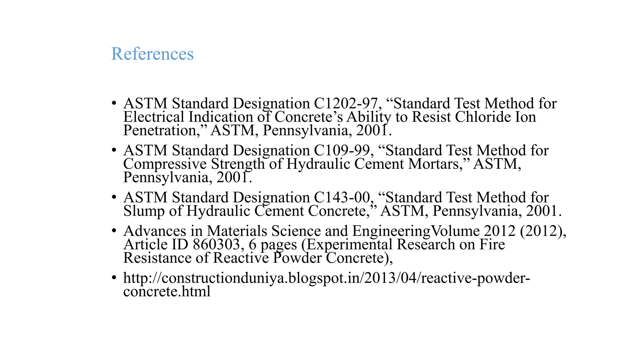 Reactive powder concrete | PPTX