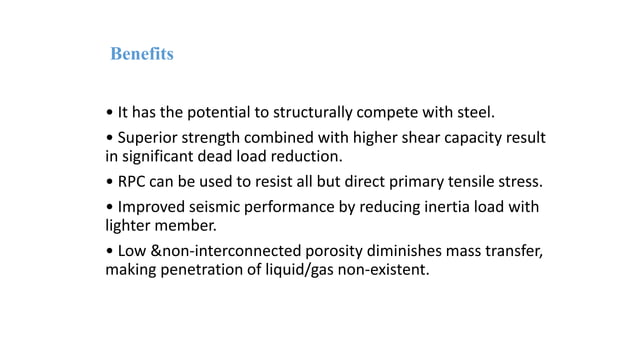 Reactive powder concrete | PPTX