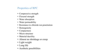 Reactive powder concrete | PPTX