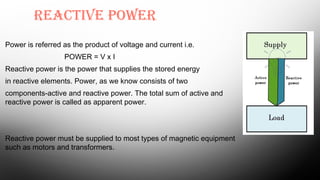 Reactive Power : Problems and Solutions | PPT