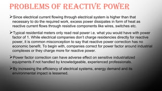 Reactive Power : Problems and Solutions | PPT