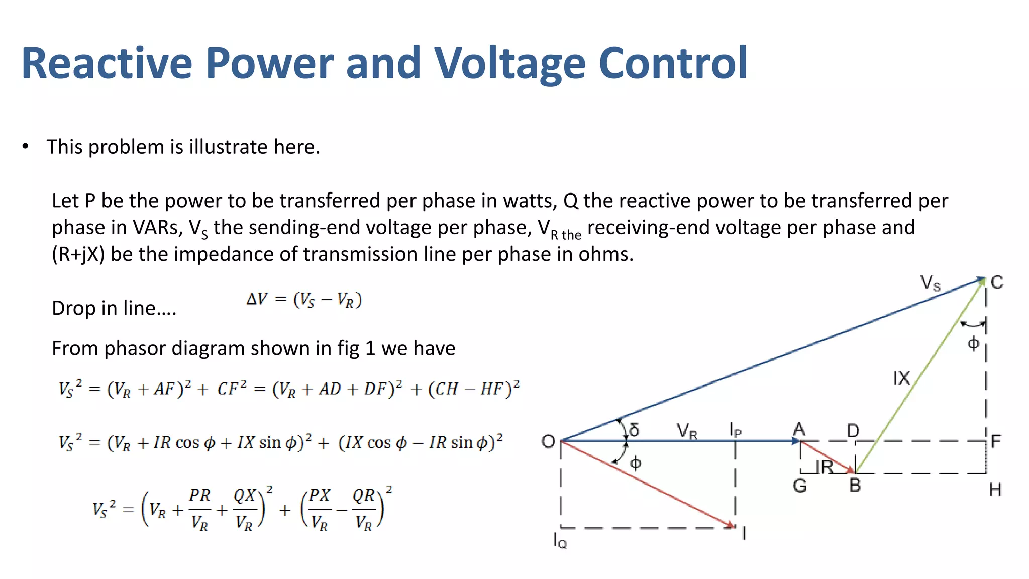 Reactive Power And Voltage Control Pptx
