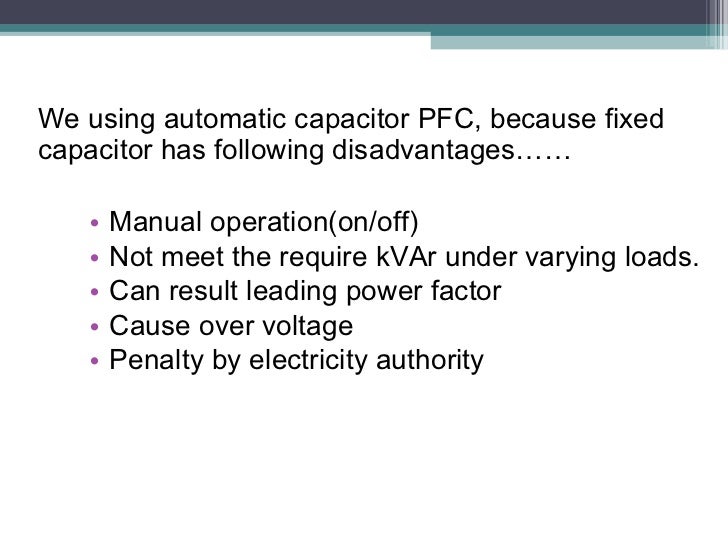 Reactive power compensation