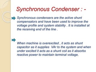 Reactive power compensation | PPT