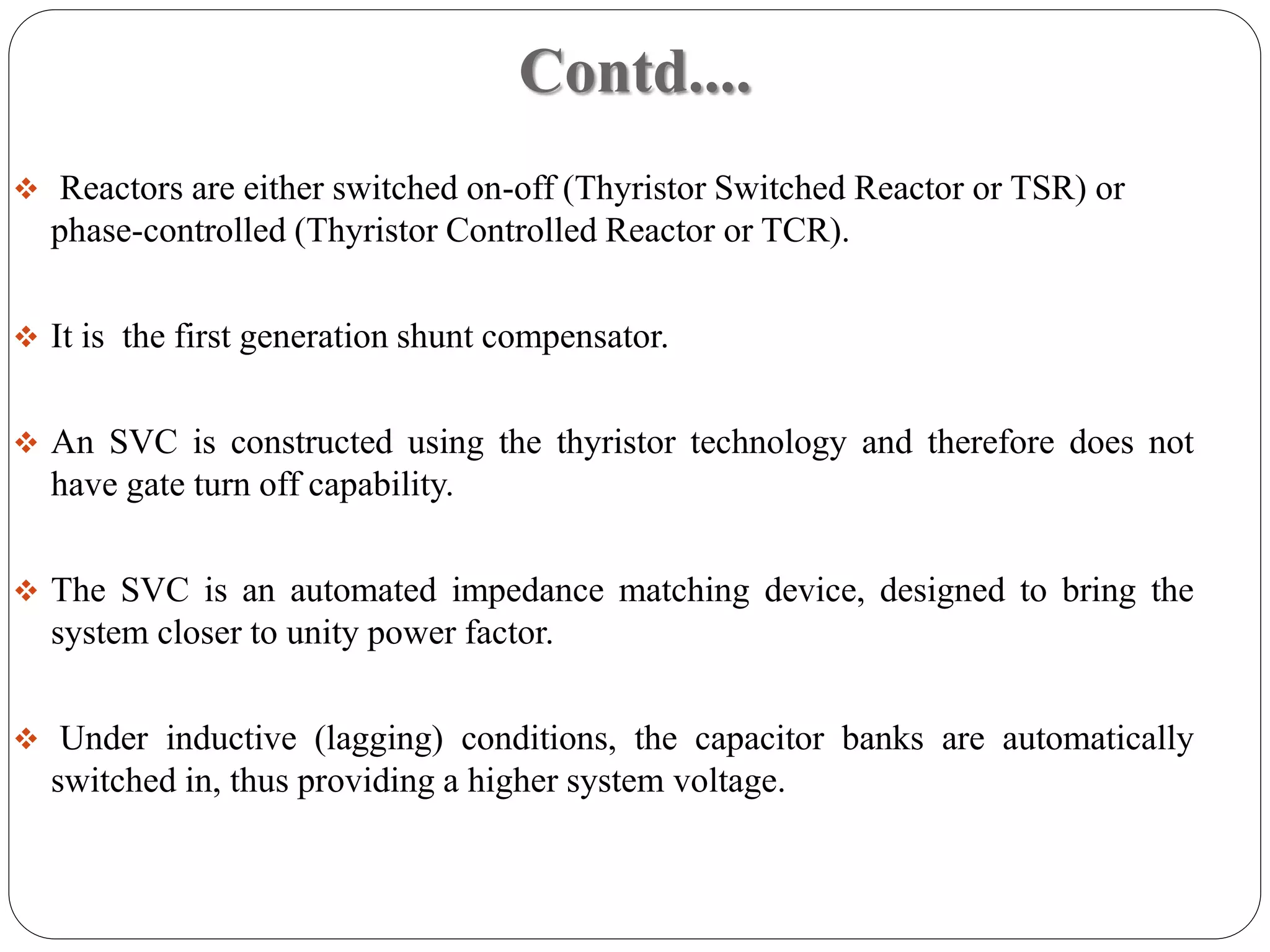 Reactive power compensation | PPTX