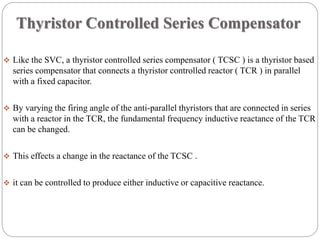 Reactive power compensation | PPTX