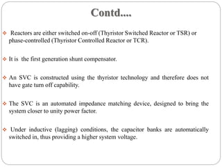 Reactive power compensation | PPTX