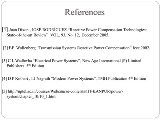 Reactive power compensation | PPTX