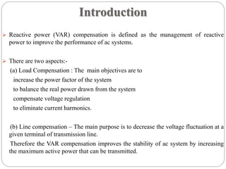 Reactive power compensation | PPTX