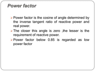 Reactive power compensation | PPTX