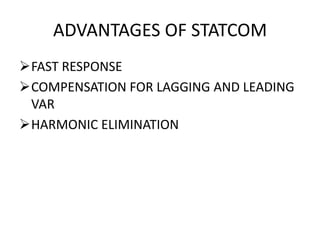 Reactive power compensation using statcom | PPT | Free Download