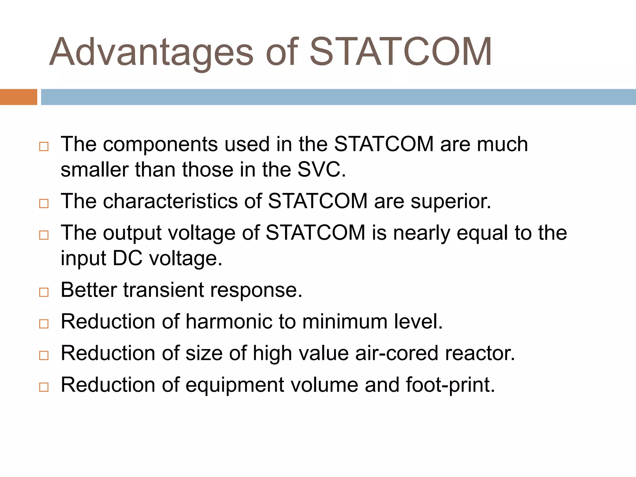 Reactive Power Compensation Using Statcom Ppt