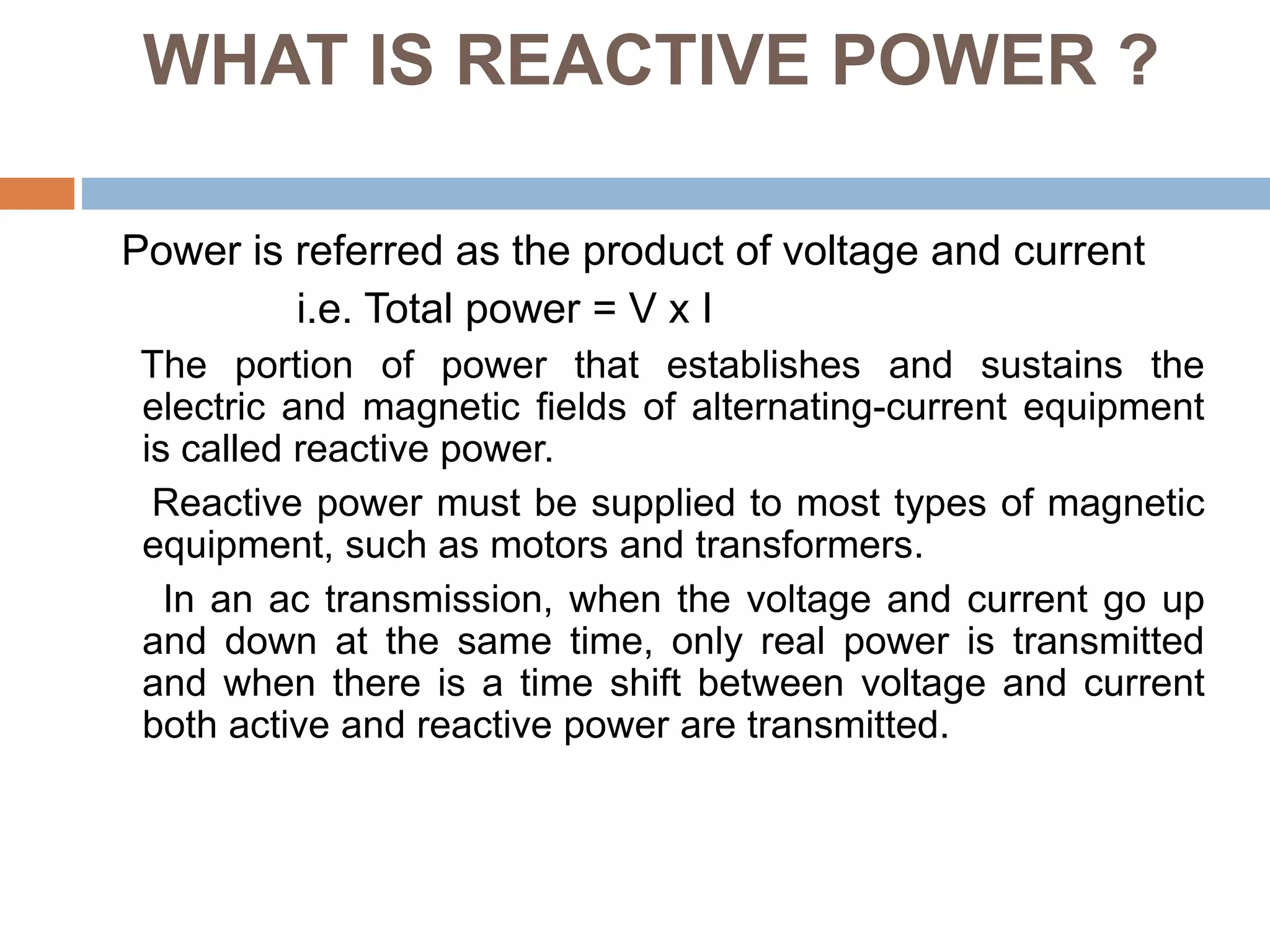 Reactive Power Compensation Using Statcom Pptx Radio Control