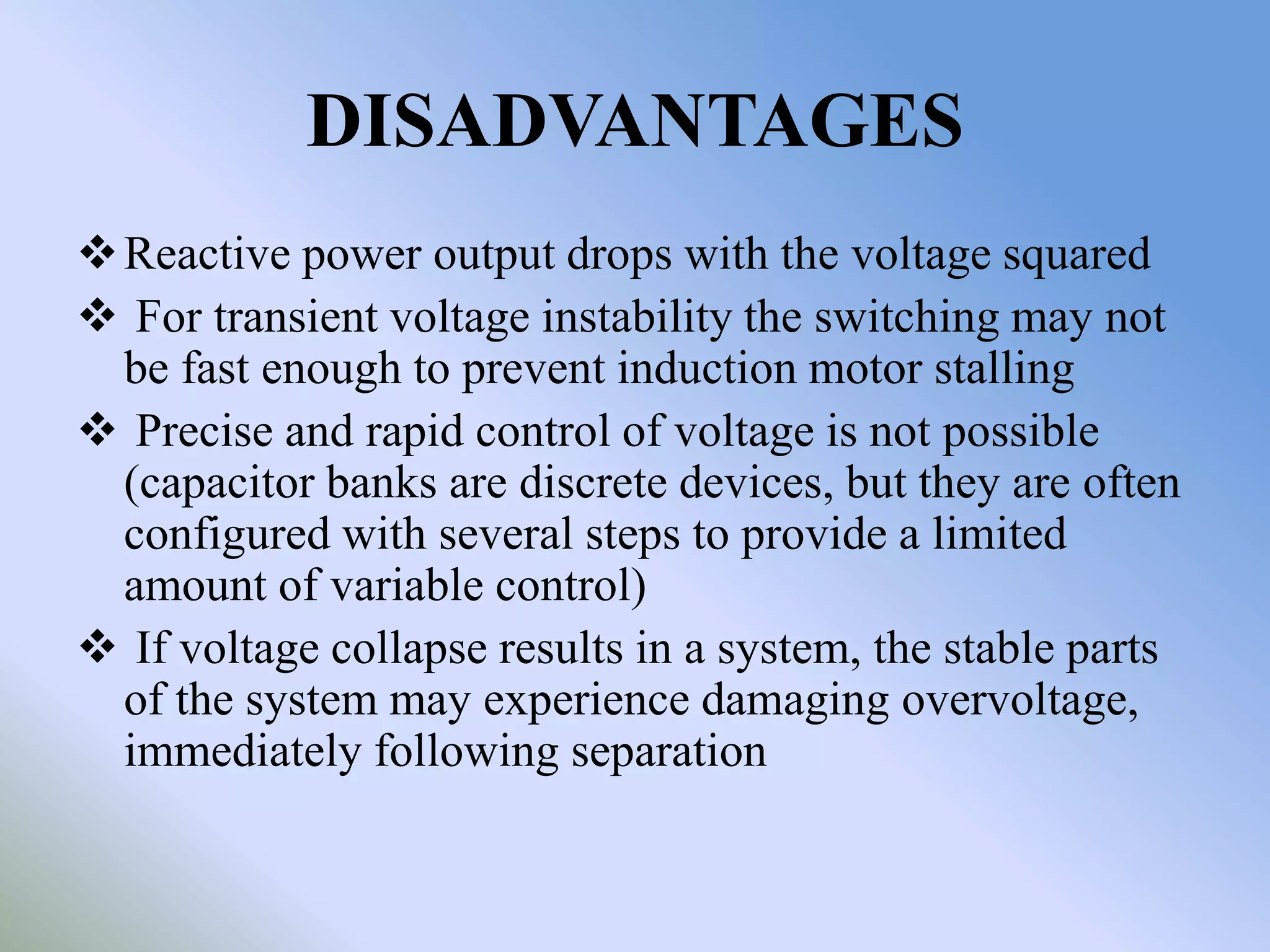 Reactive power consumption in modern power system | PPT