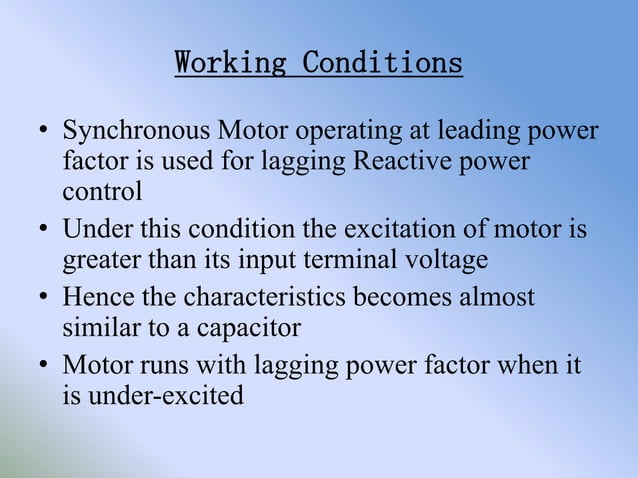 Reactive power consumption in modern power system | PPT