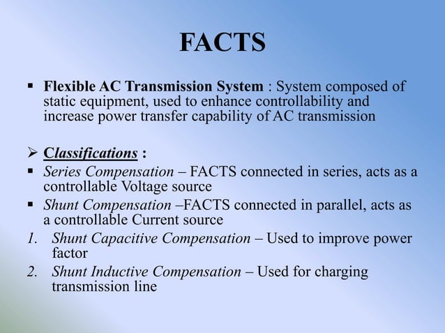 Reactive power consumption in modern power system | PPT