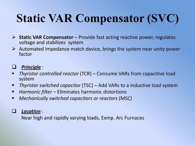 Reactive power consumption in modern power system | PPT