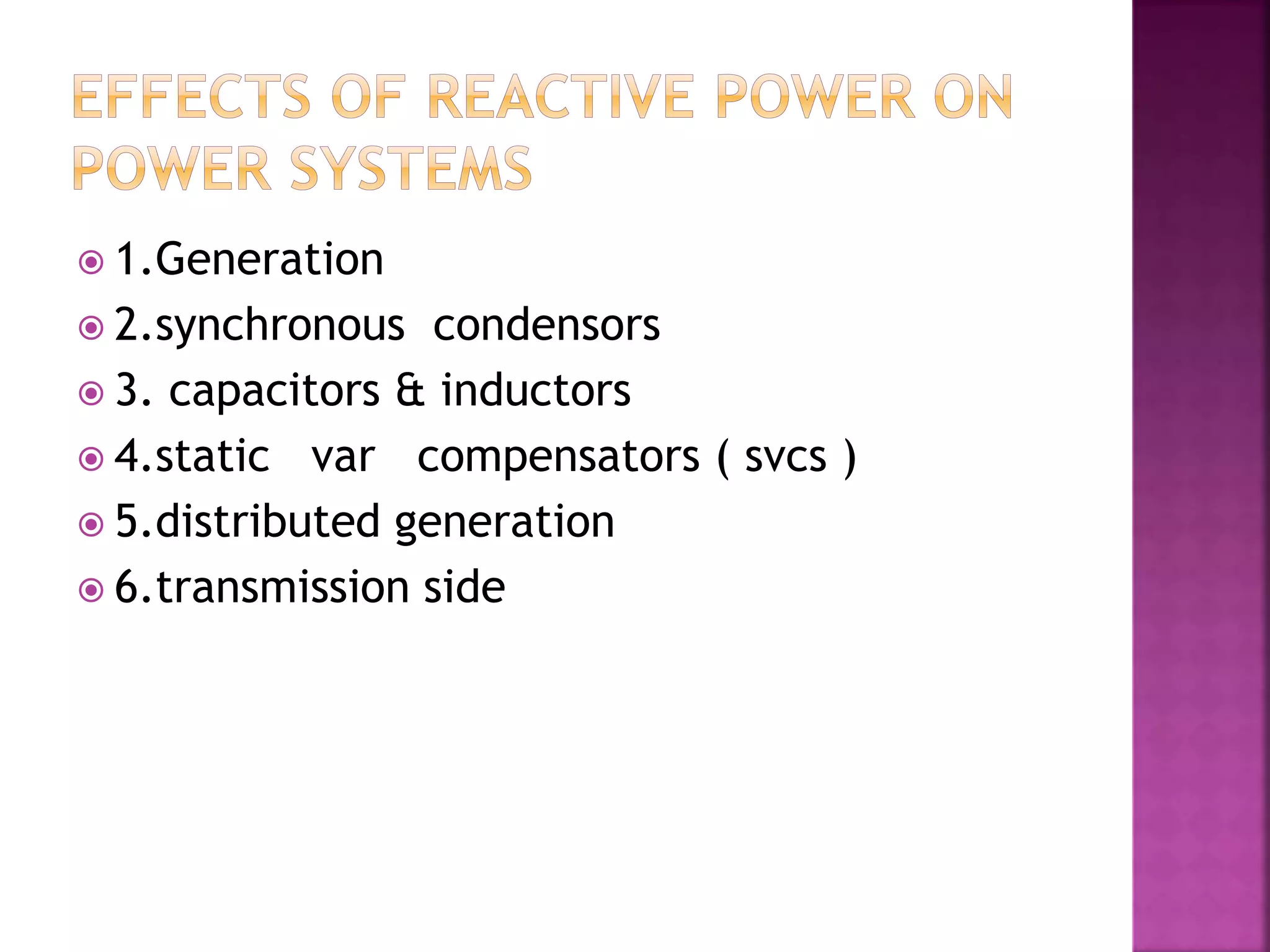 Reactive power management | PPTX