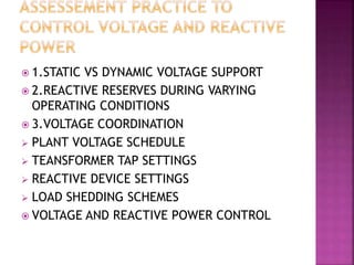 Reactive power management | PPTX