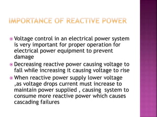 Reactive power management | PPTX