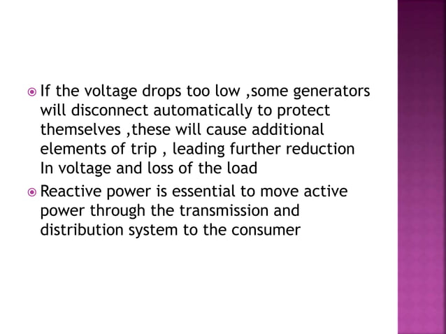 Reactive power management | PPTX