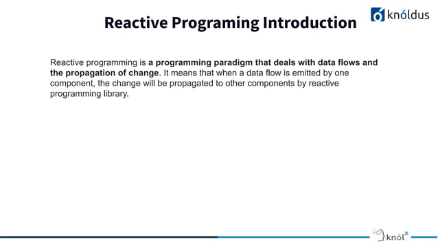 Reactive Programing | PPT
