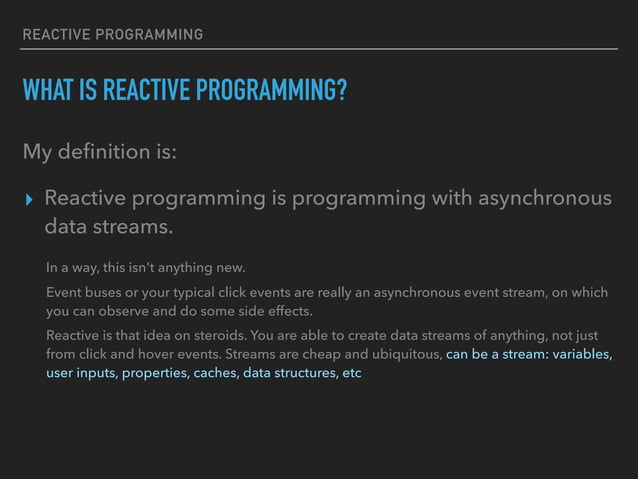 Reactive programming - Observable | PPT Reactive programming - Observable | PPT