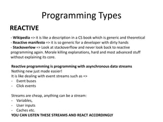 Reactive programming | PPT
