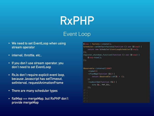 Reactive programming in PHP | PPT