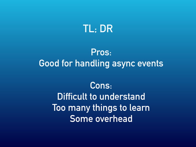 Reactive Programming In Php Ppt