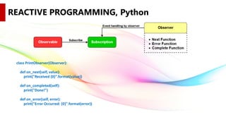 Reactive programming | PDF