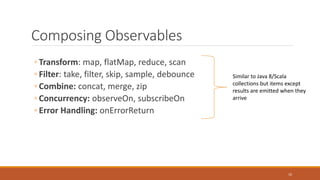 Reactive Programming in Android | PPT