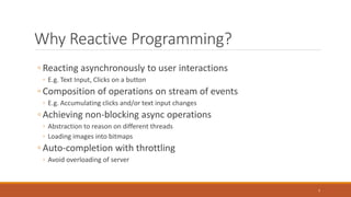 Reactive Programming in Android | PPT