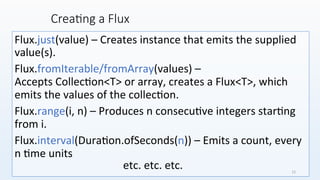 Reactive programming with Pivotal's reactor | PDF