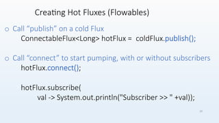 Reactive programming with Pivotal's reactor | PDF
